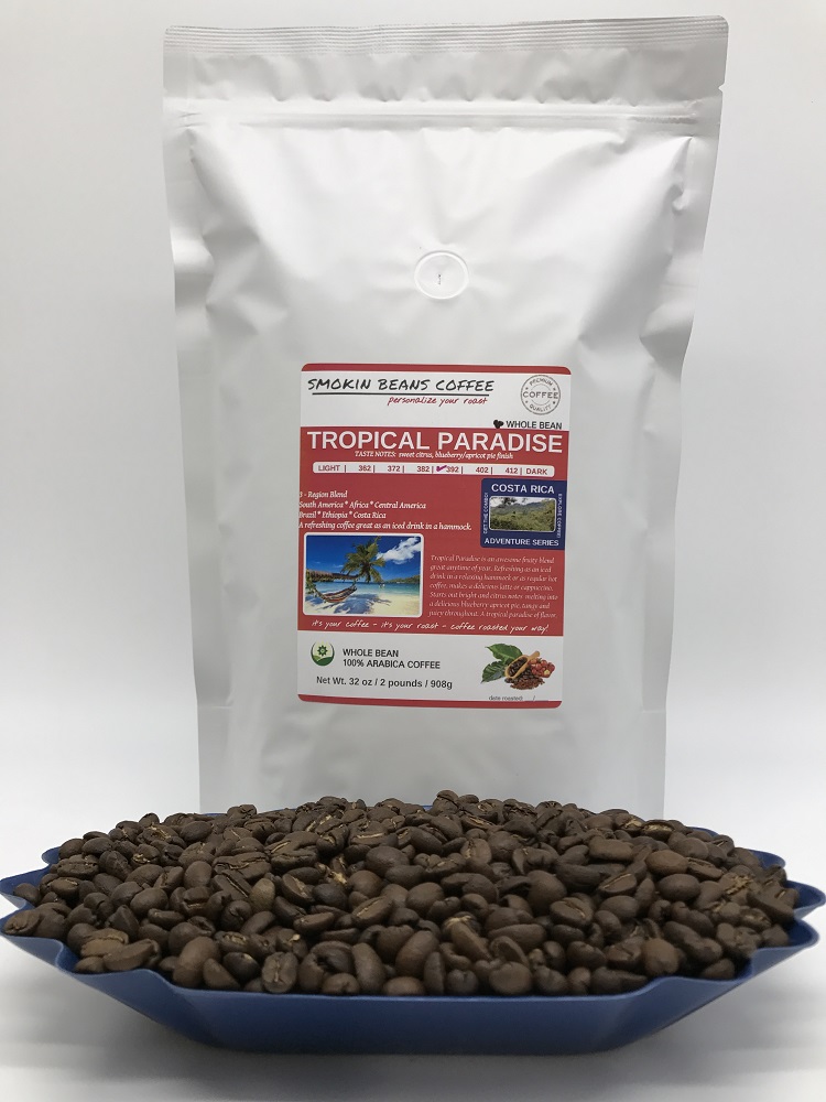 Fresh Roasted Tropical Paradise Blend - Smokin'Beans Coffee Co.Smokin ...
